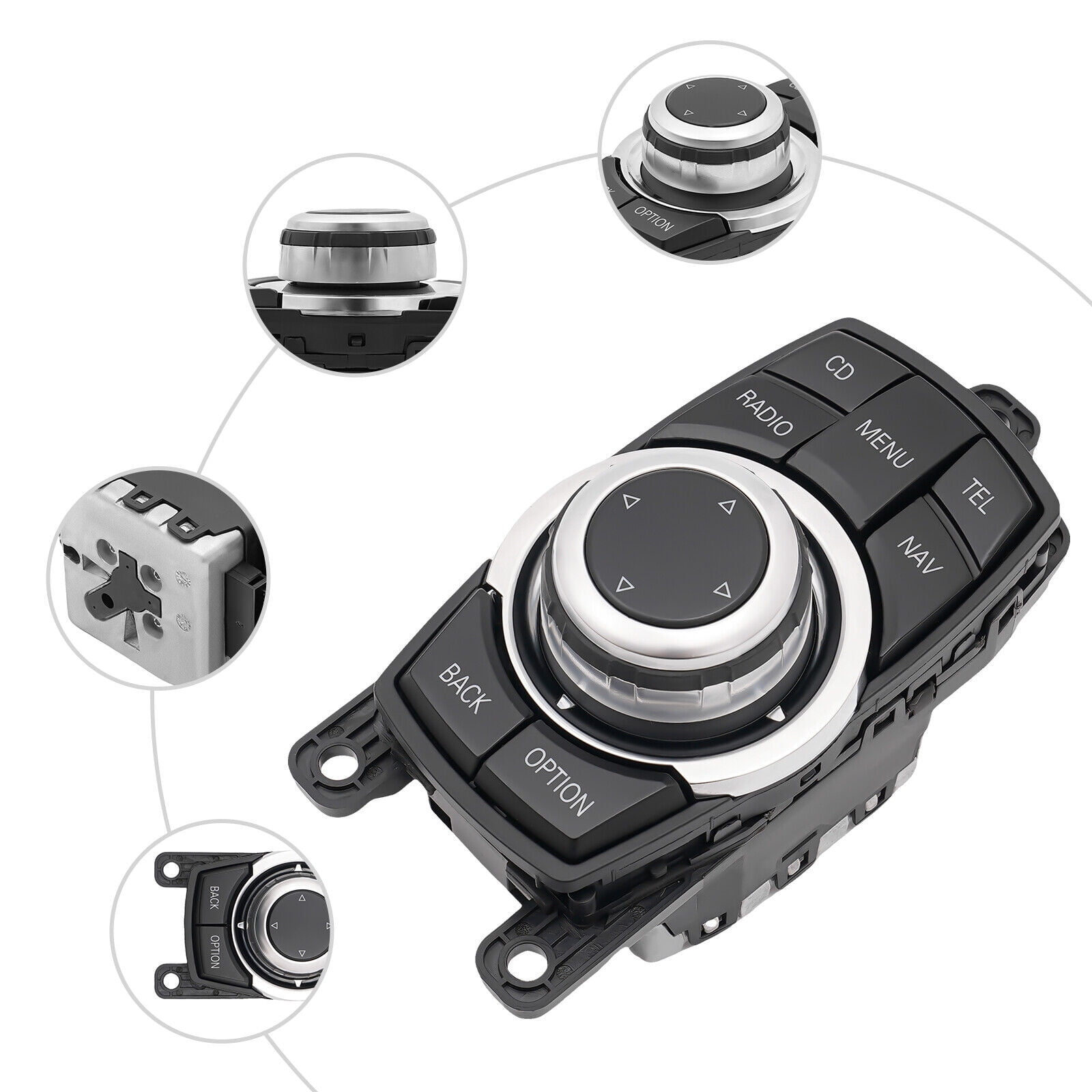Miumaeov For BMW F10 F11 F07 F01 F02 F03 Mouse Joystick Media Switch ...