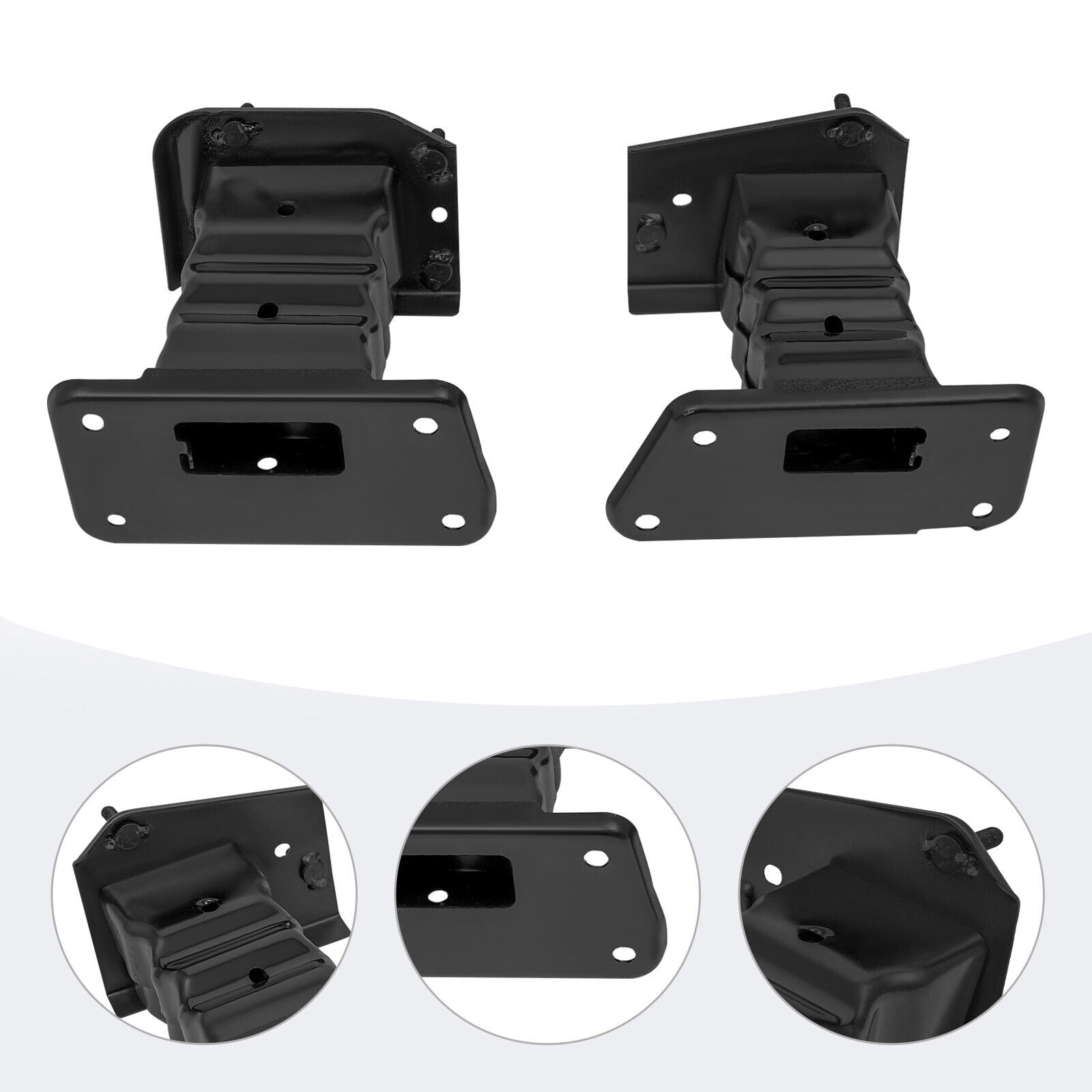 Miumaeov Front Bumper Brackets Replace Left & Right Side For 2017-2021 ...