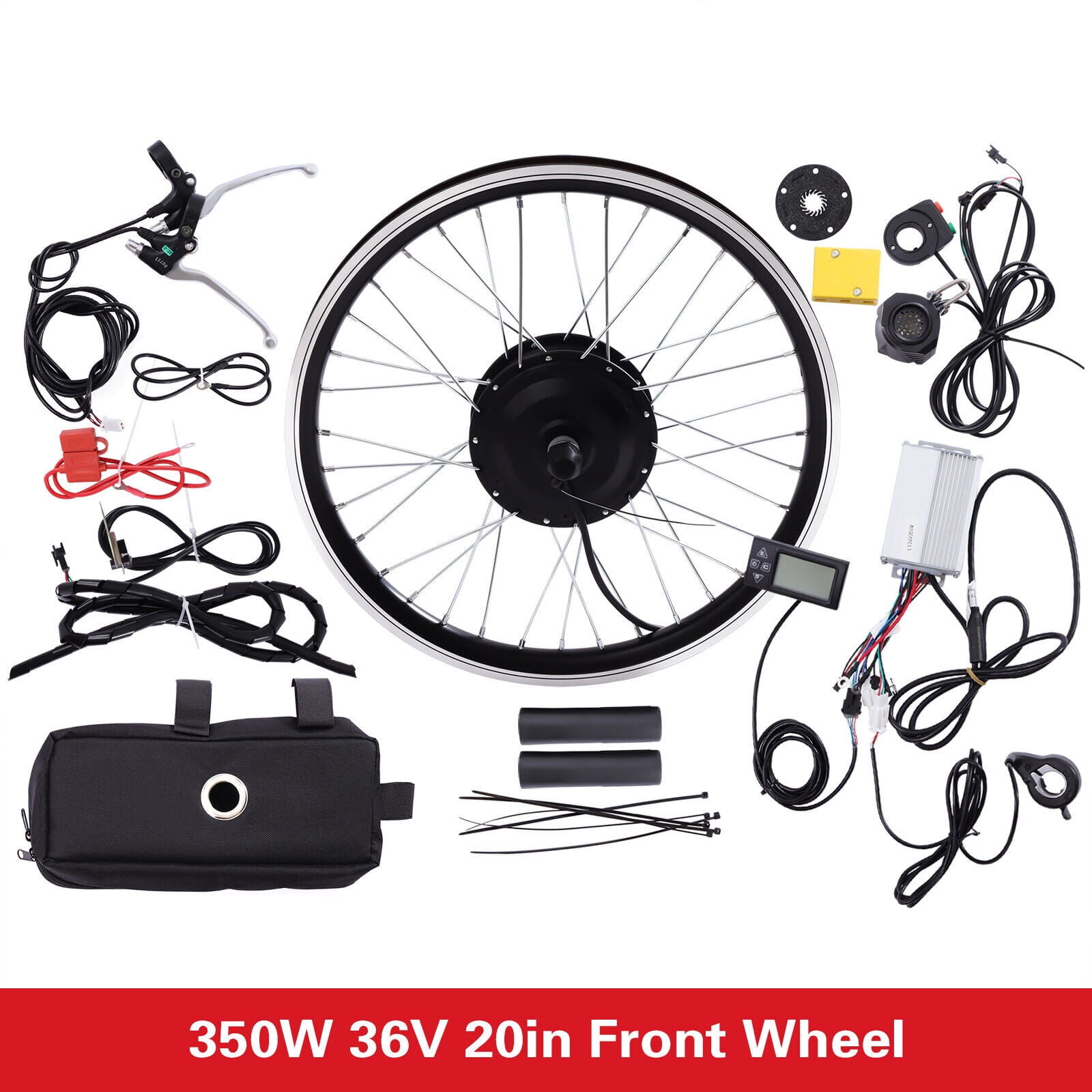 Miumaeov Front Wheel Electric Bike Conversion Kit 36V 350W Front Wheel ...