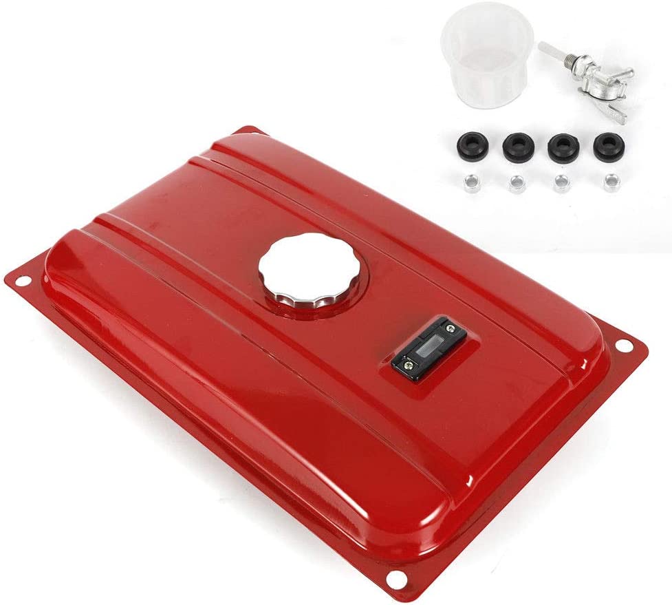 Miumaeov Generator Gas Fuel Tank 5 Gallon Chrome Cap Filter Kit Tools ...