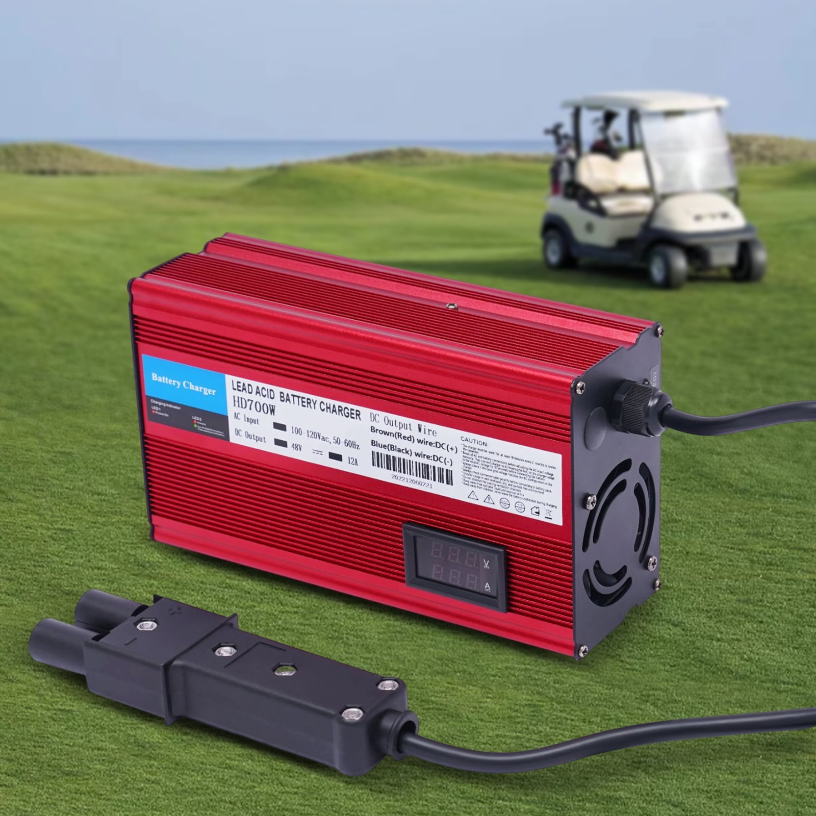 Miumaeov Golf Cart Battery Charger for Club Car Smart Charger Battery ...