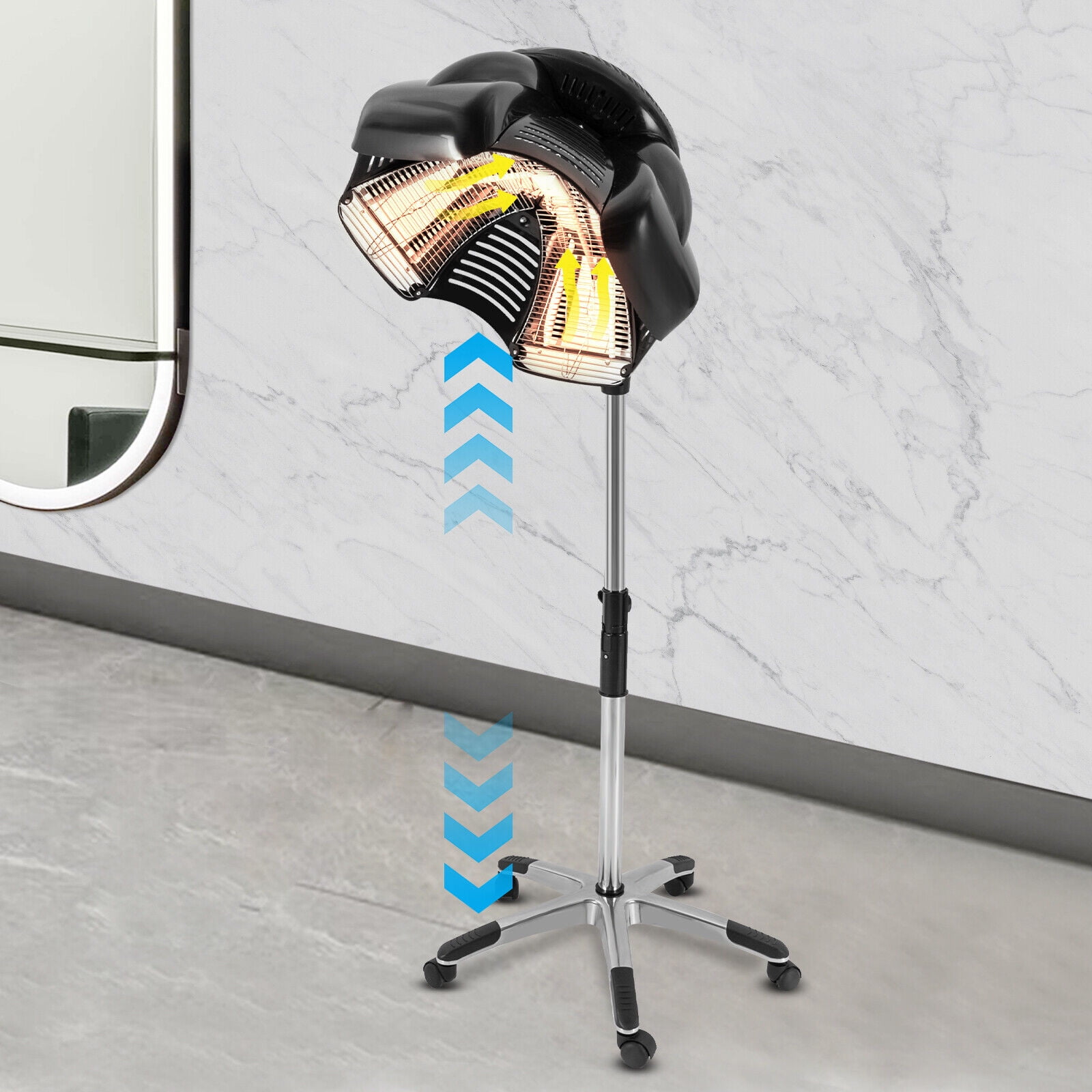 Miumaeov Hair Steamer Rolling Stand Hair Dryer Professional Salon Hair ...