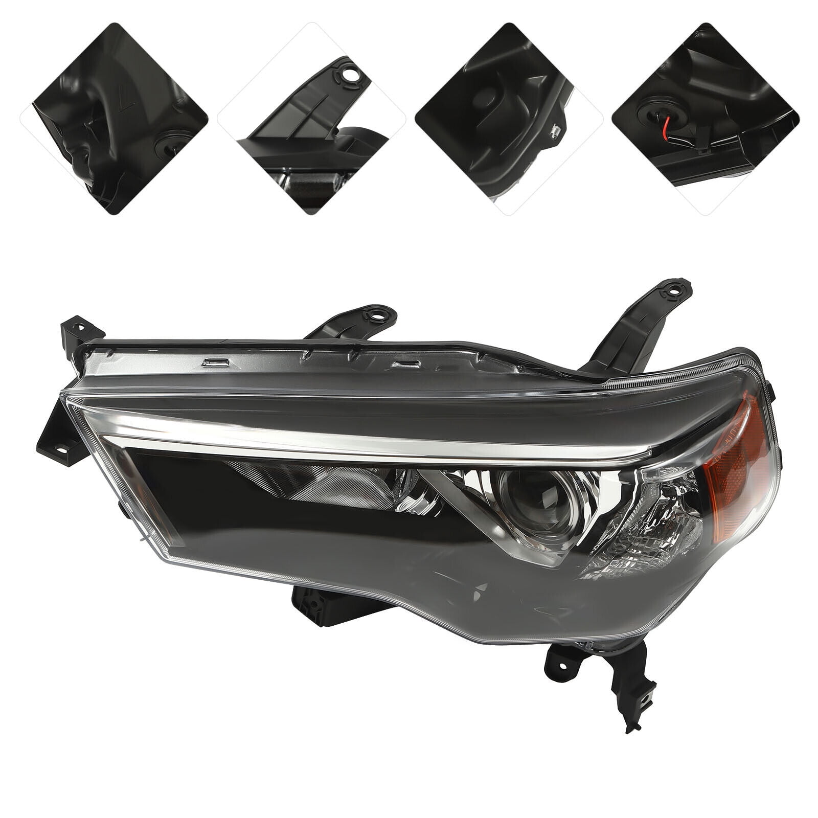 Miumaeov Headlight Headlamp Assembly Replacement For 21-22 Toyota 4Runner Left Driver Side OEM ...