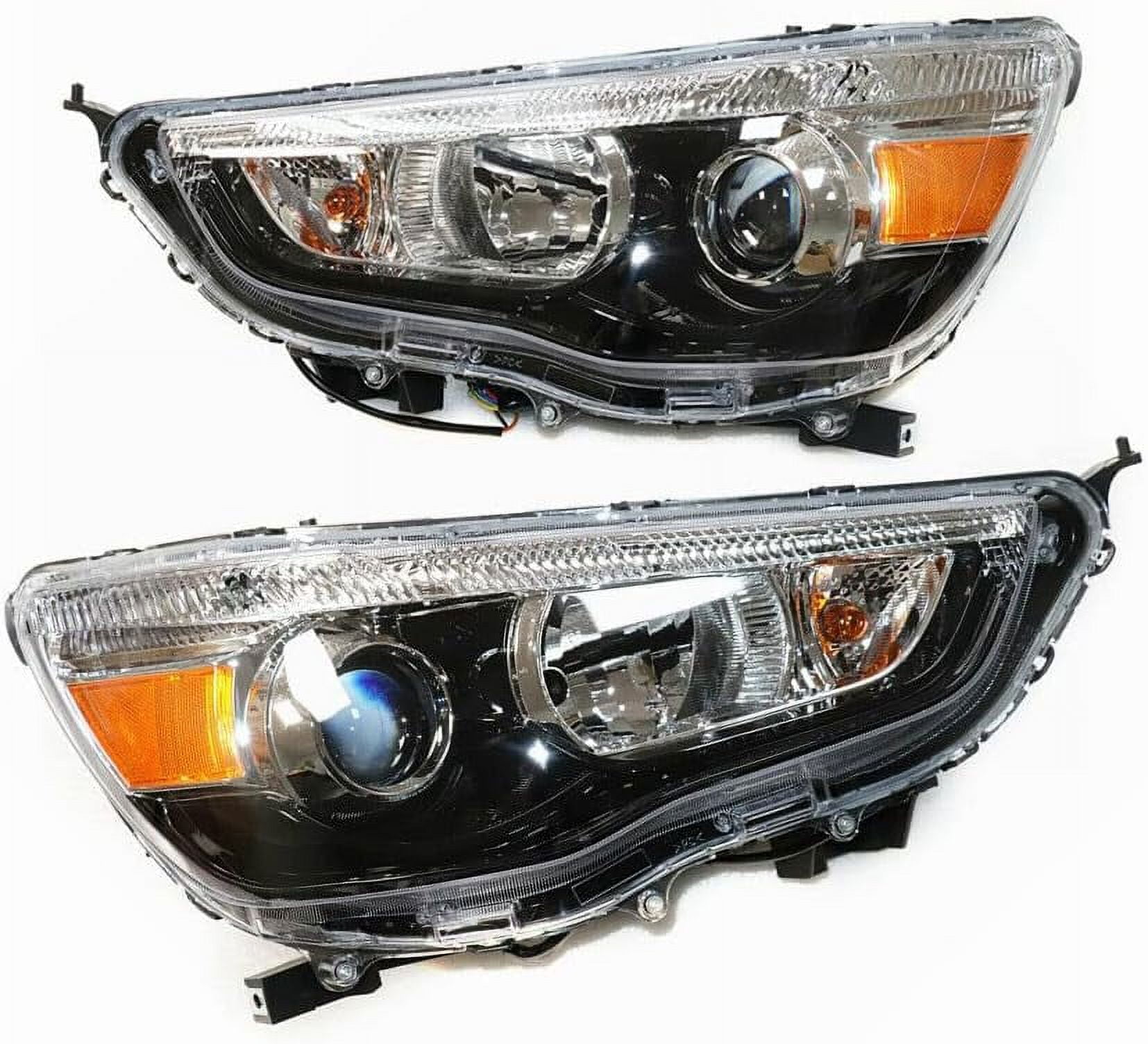 Miumaeov Headlight Assembly for Mitsubishi Outlander Sport 2011-2019 ...