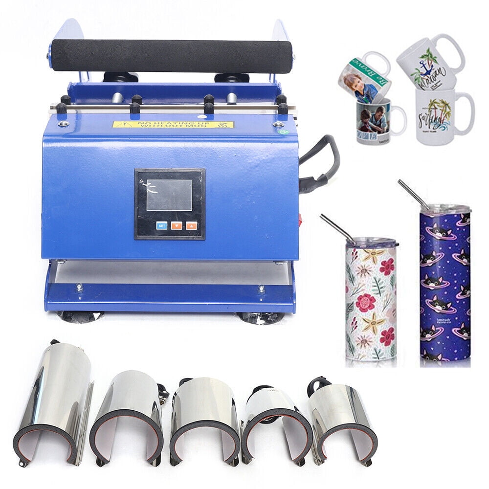 Miumaeov 6 in 1 Heat Press Machine, Tumbler Mug Roasting for Various ...