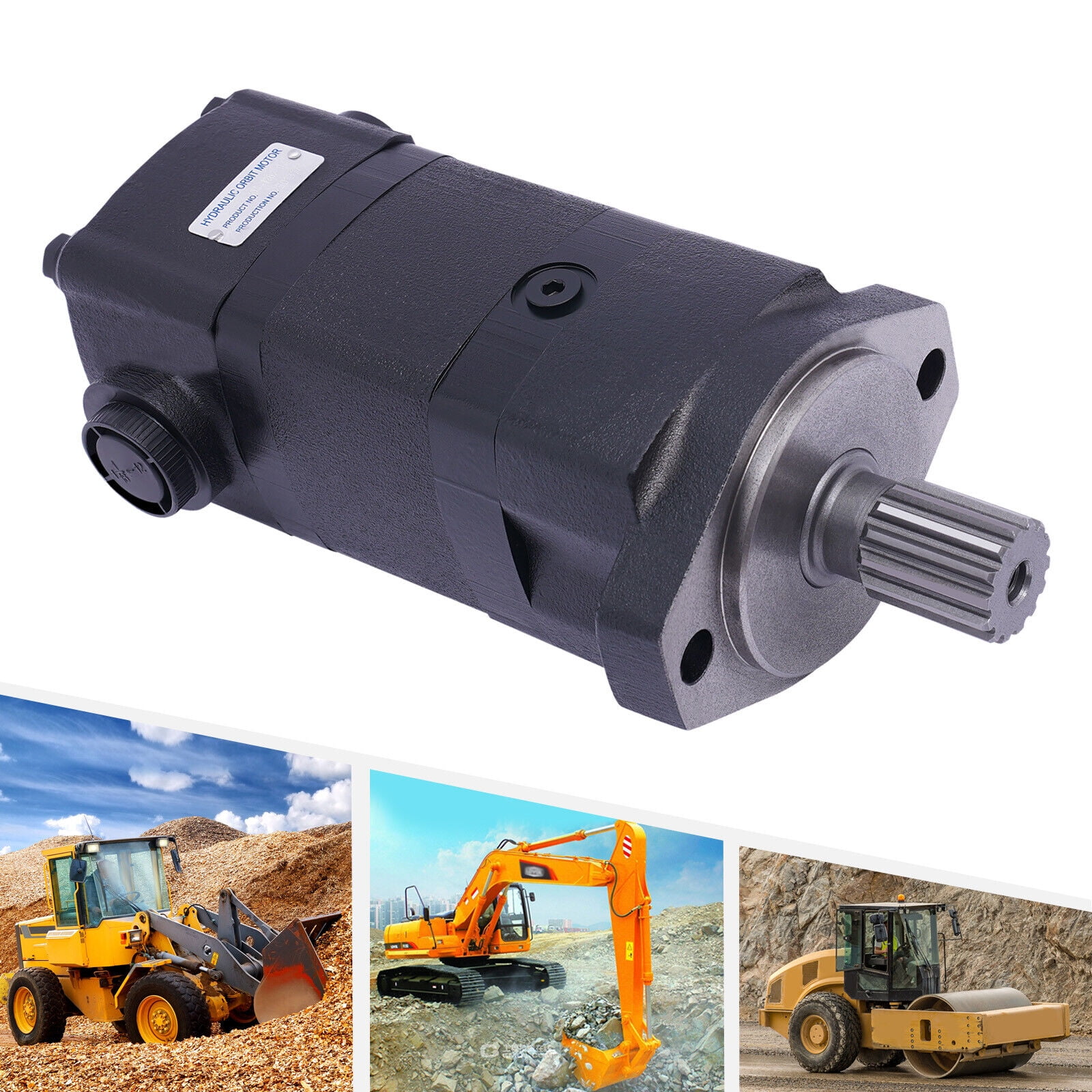 Miumaeov High-Performance Hydraulic Motor - 104-1282-006 Durable Cast ...
