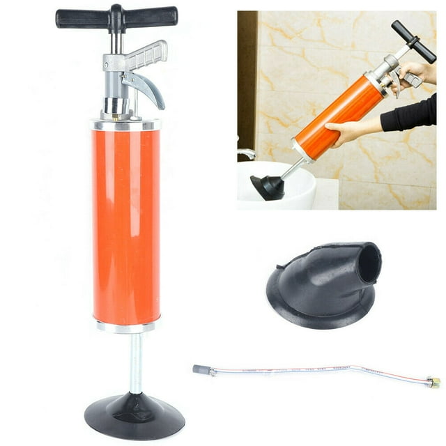Miumaeov High Pressure Toilet Clean Air Drain Blaster Pump Plunger Sink