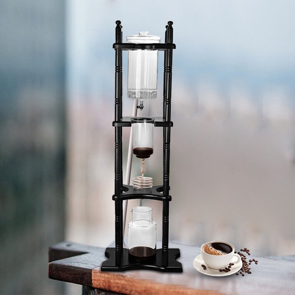 Miumaeov Ice Drip Cold Brew Coffee Maker with Slow Drip Ice Chilling ...