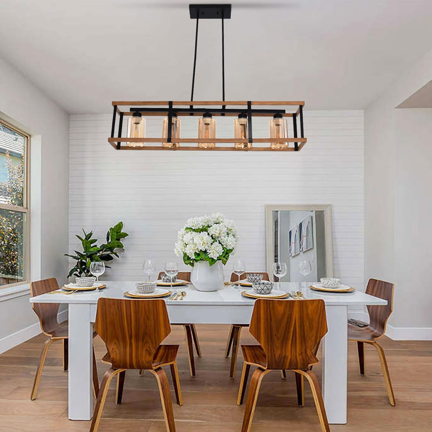 Miumaeov Industrial Light Fixture Height Adjustable Hanging Pendant ...