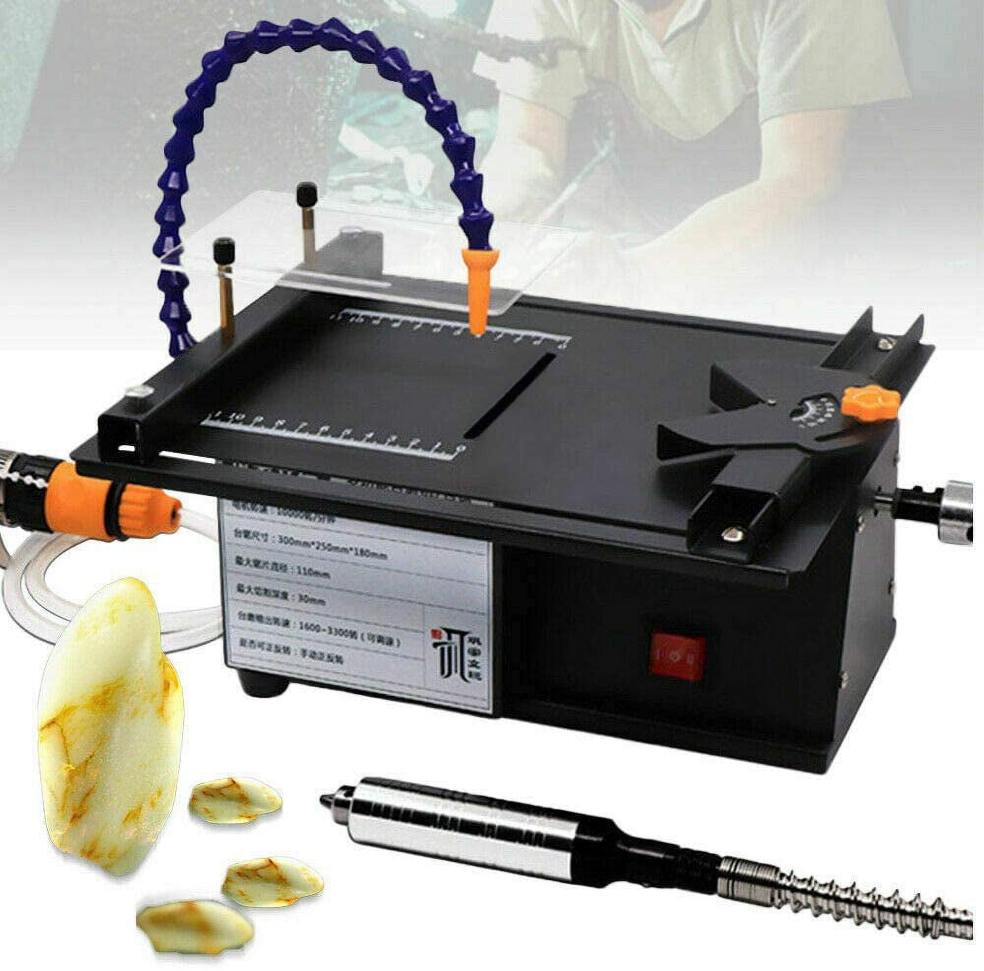 Miumaeov Jade Grinding Machine, Jewelry Polishing Machine, 7-Speed ...