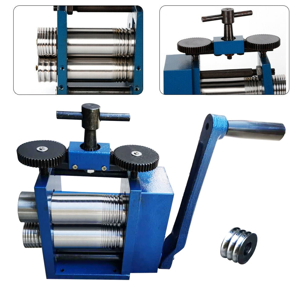 Miumaeov Jewelry Press Roller Tool Manual 3" (75mm) Combination Rolling ...