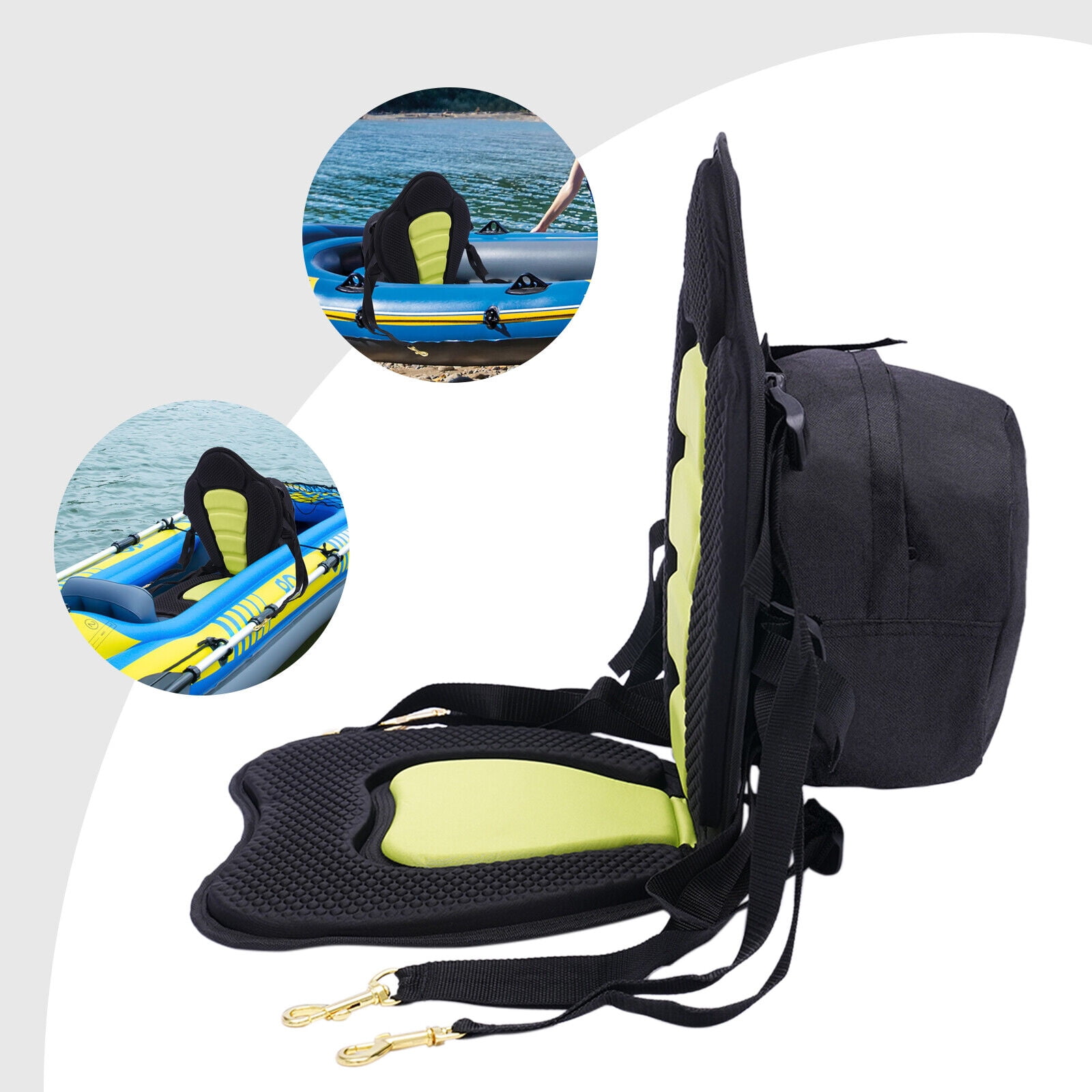 Miumaeov Kayak Seat Fishing Boat Seat Thickened Padded Kayak Seat ...
