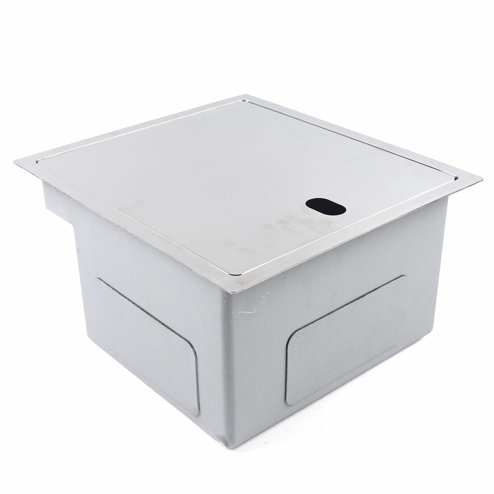 Miumaeov Kitchen Sink Hidden Kitchen Sink Single Bowl Undermount Sink ...