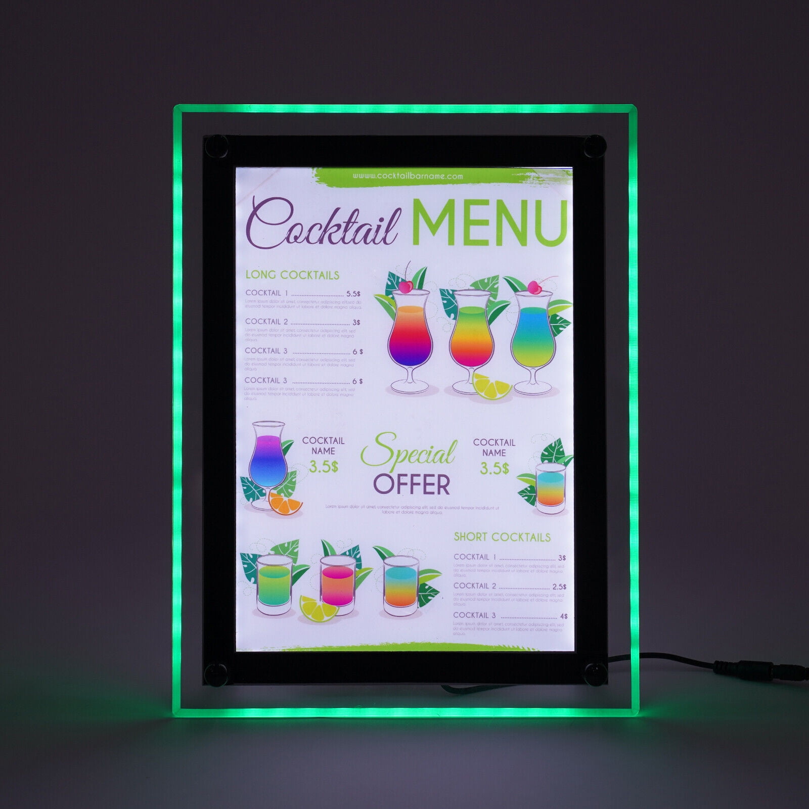 Miumaeov LED Light Box Backlit Movie Poster Art Picture Frame Indoor ...