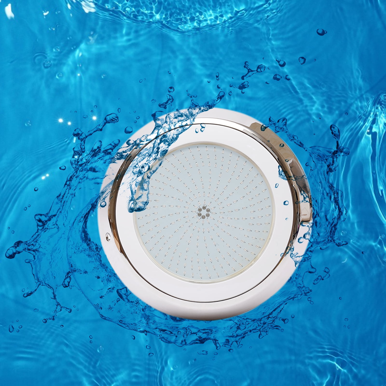 Miumaeov LED Pool Light Bulb 12V 18W Waterproof Led RGB Lights with Remote Inground Pool ...