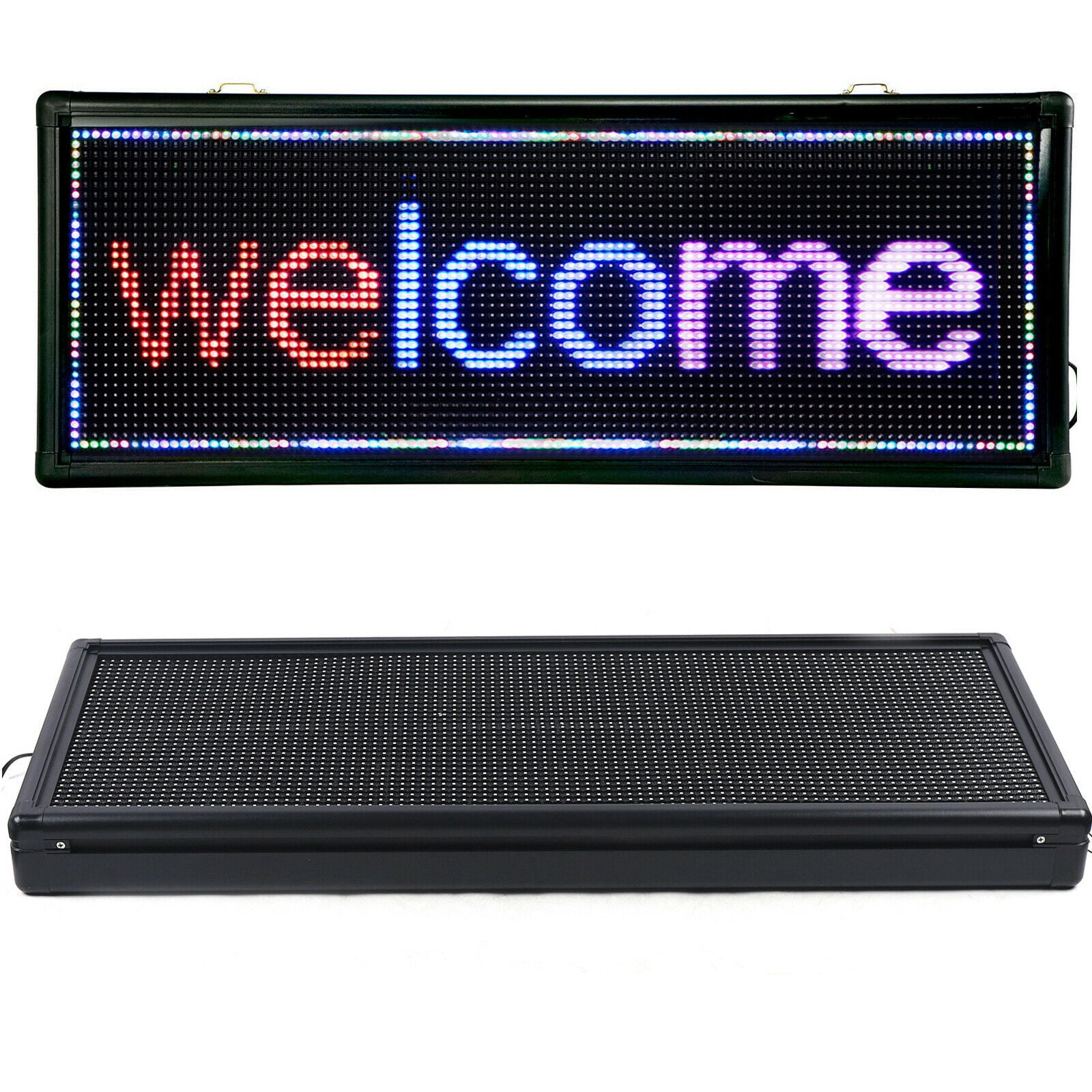 Miumaeov LED Sign 3 Colors Programmable Scrolling Message Display Board ...