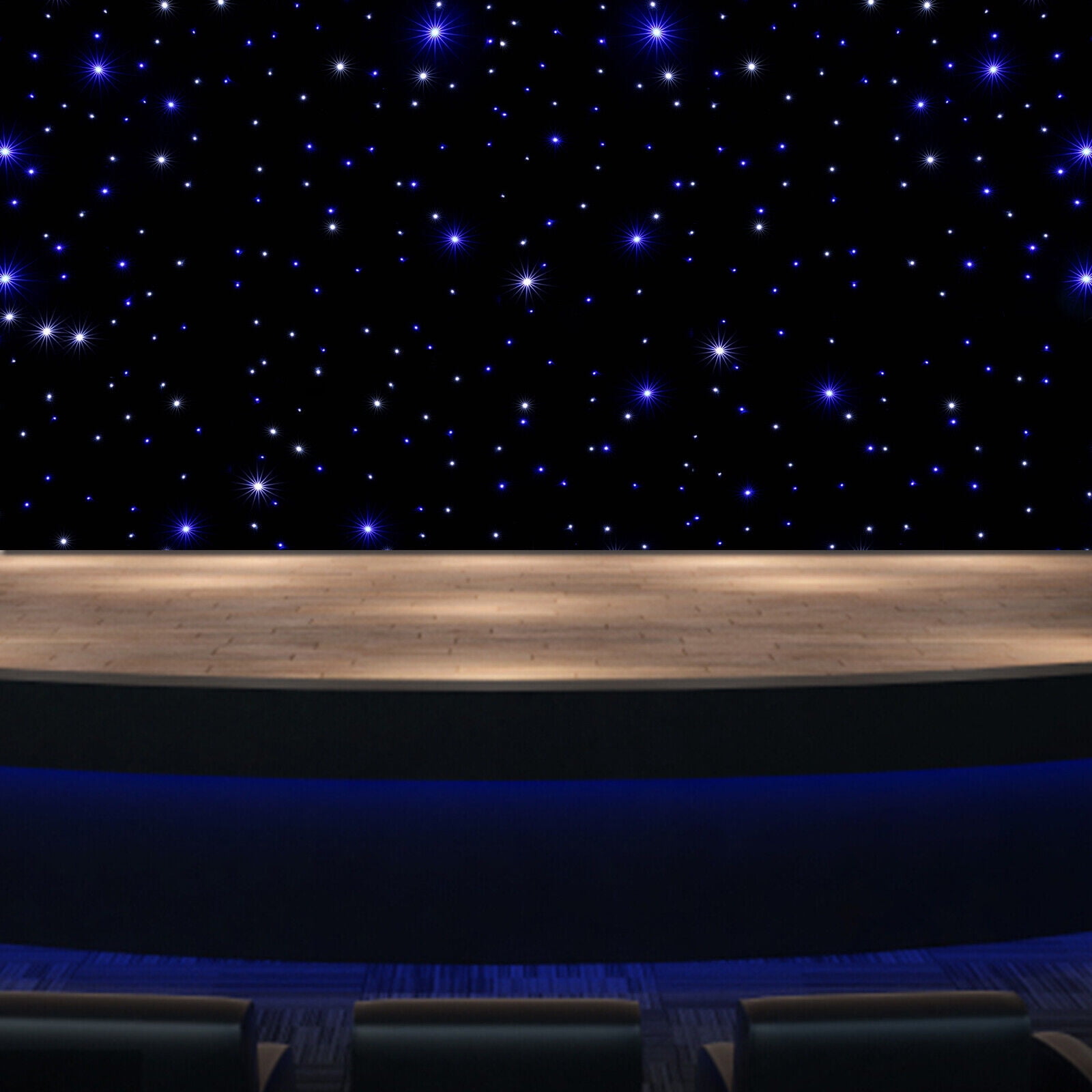 Miumaeov LED Stage Star Backdrop Foldable Drape Starry Sky Cloth ...