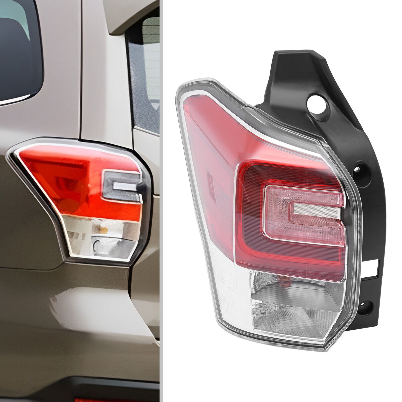 Miumaeov LED Tail Light Assembly For 2016-2018 Subaru Forester Driver ...