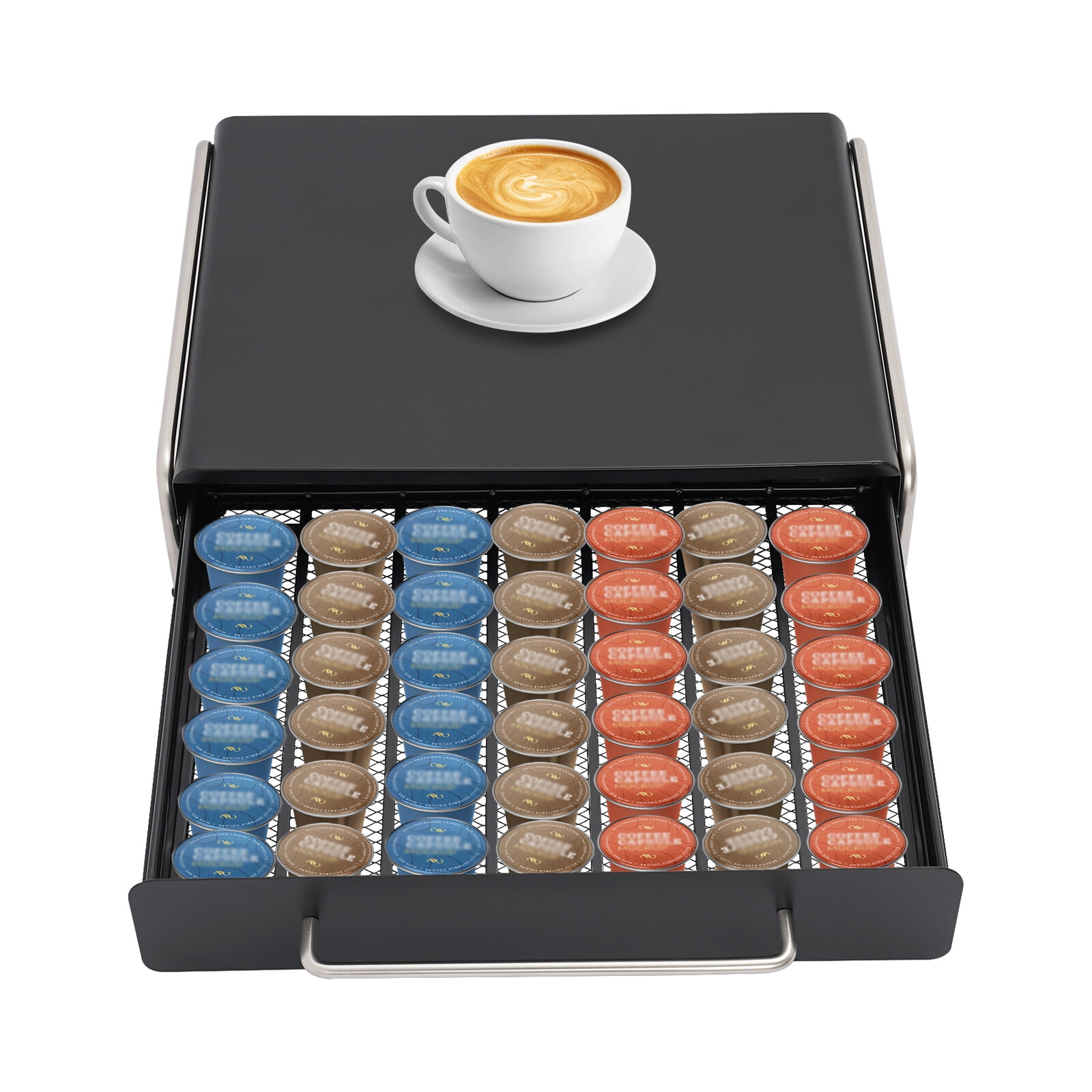 Miumaeov Large Size Coffee Pod Drawer Holder for K Cup 40 Pods with ...