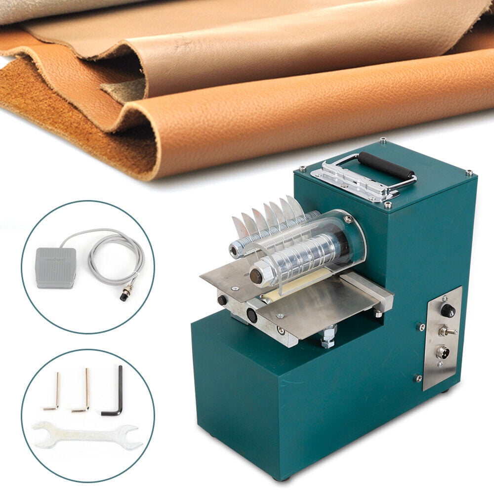 Miumaeov Electric Foot-Operated Leather Strap Cutter Machine Steel ...