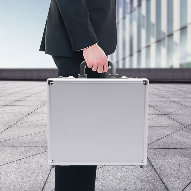 Miumaeov Locking Briefcase Aluminum Hard Briefcase Combination Lock ...