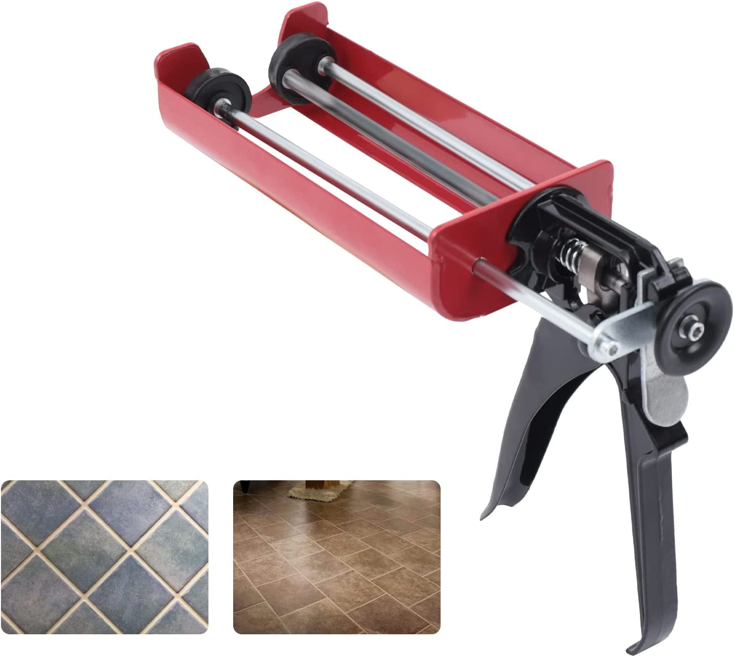 Miumaeov Manual Caulking Gun 400ml Double Caulking Gun Manual Applicator - Walmart.com