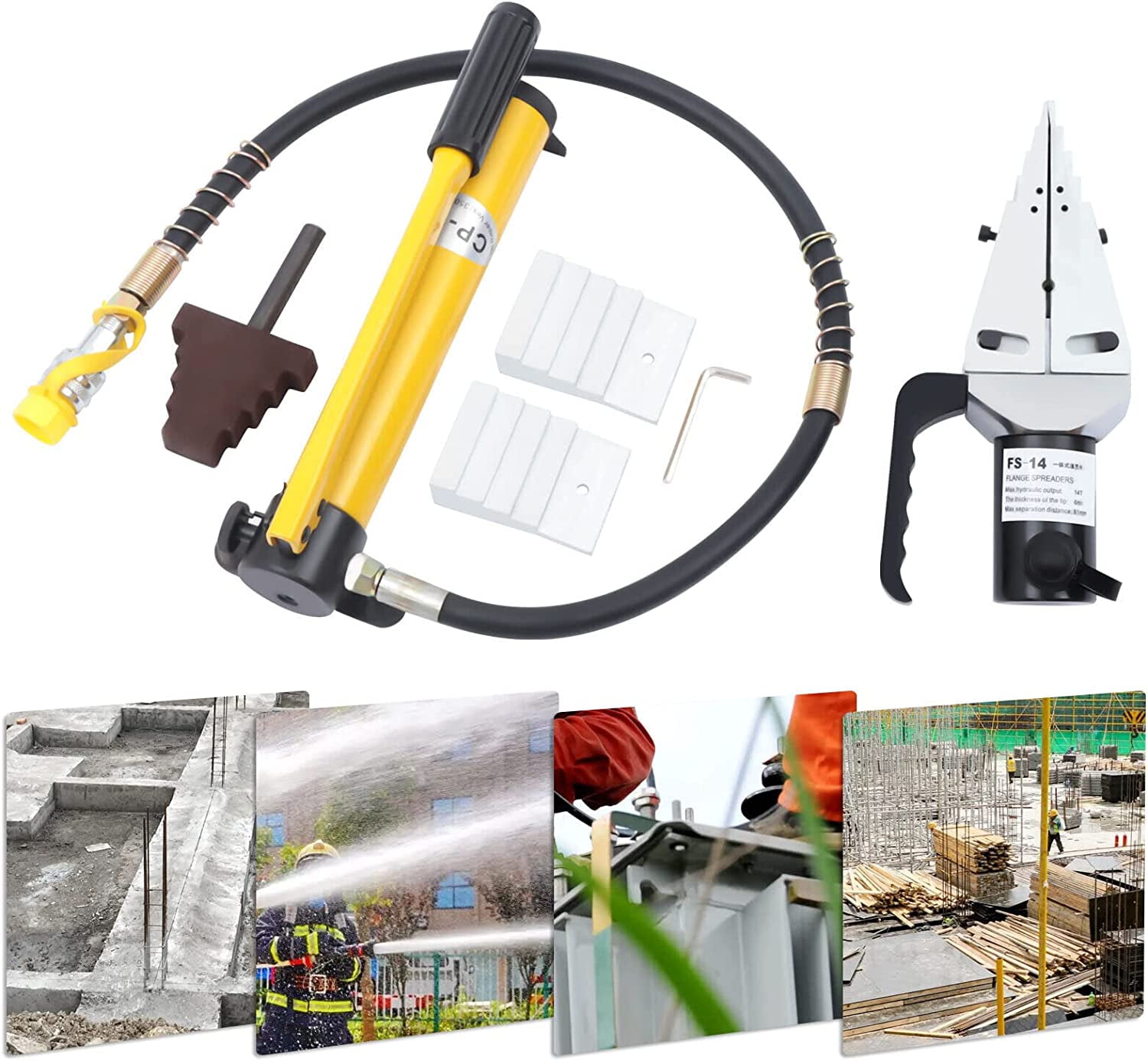 Miumaeov Manual Hydraulic Flange Spreader Splitter Expander Stretching ...