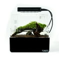 Miumaeov Mini Fish Tank Small Aquarium Fish Tank LED Light With ...