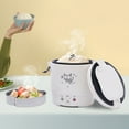 Miumaeov Mini Rice Cooker Steamer 12V for Car Portable Trunk Car Food ...
