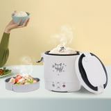 Miumaeov Mini Rice Cooker Steamer 12V for Car Portable Trunk Car Food ...