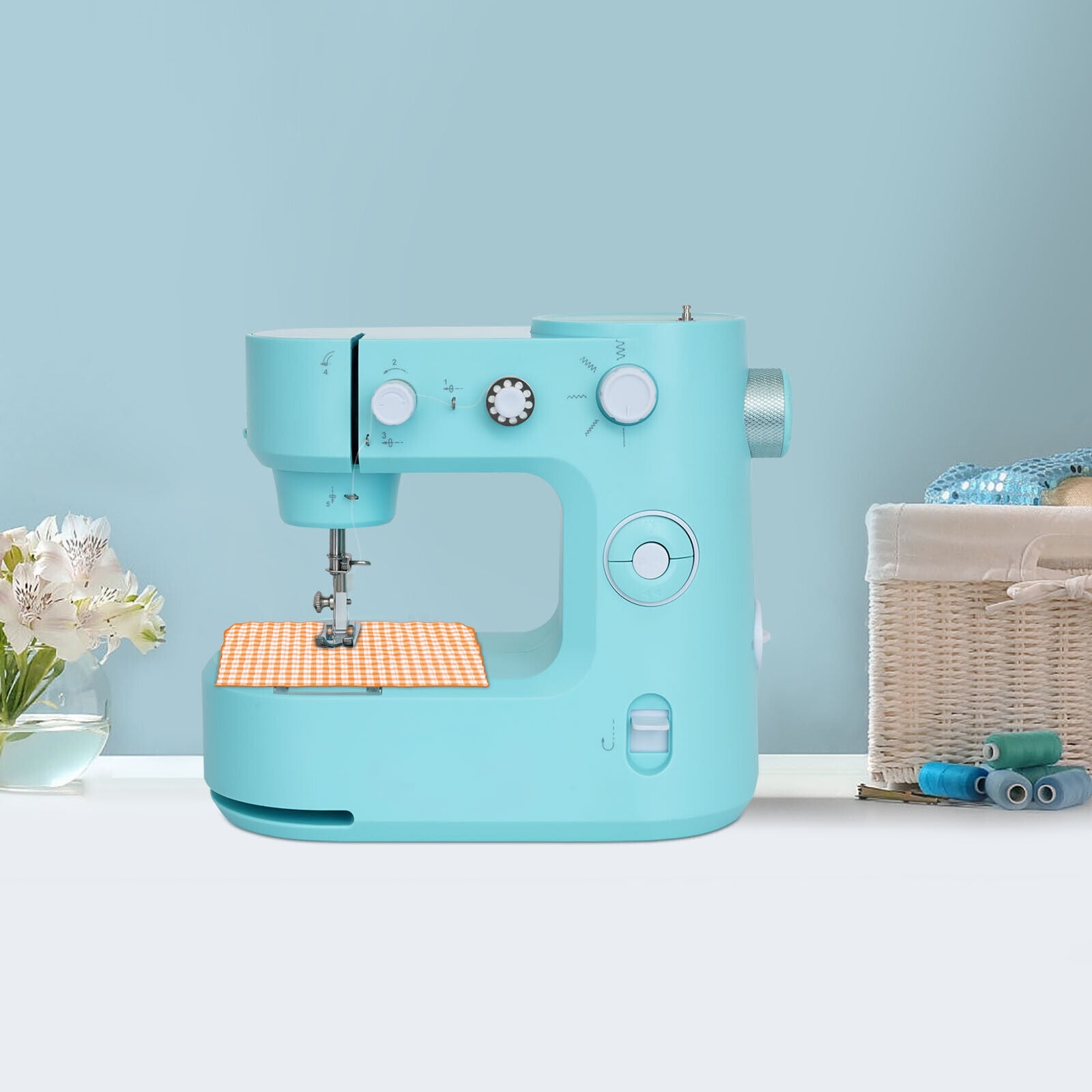 Miumaeov Mini Sewing Machine Crafting Mending Machine Portable Sewing ...