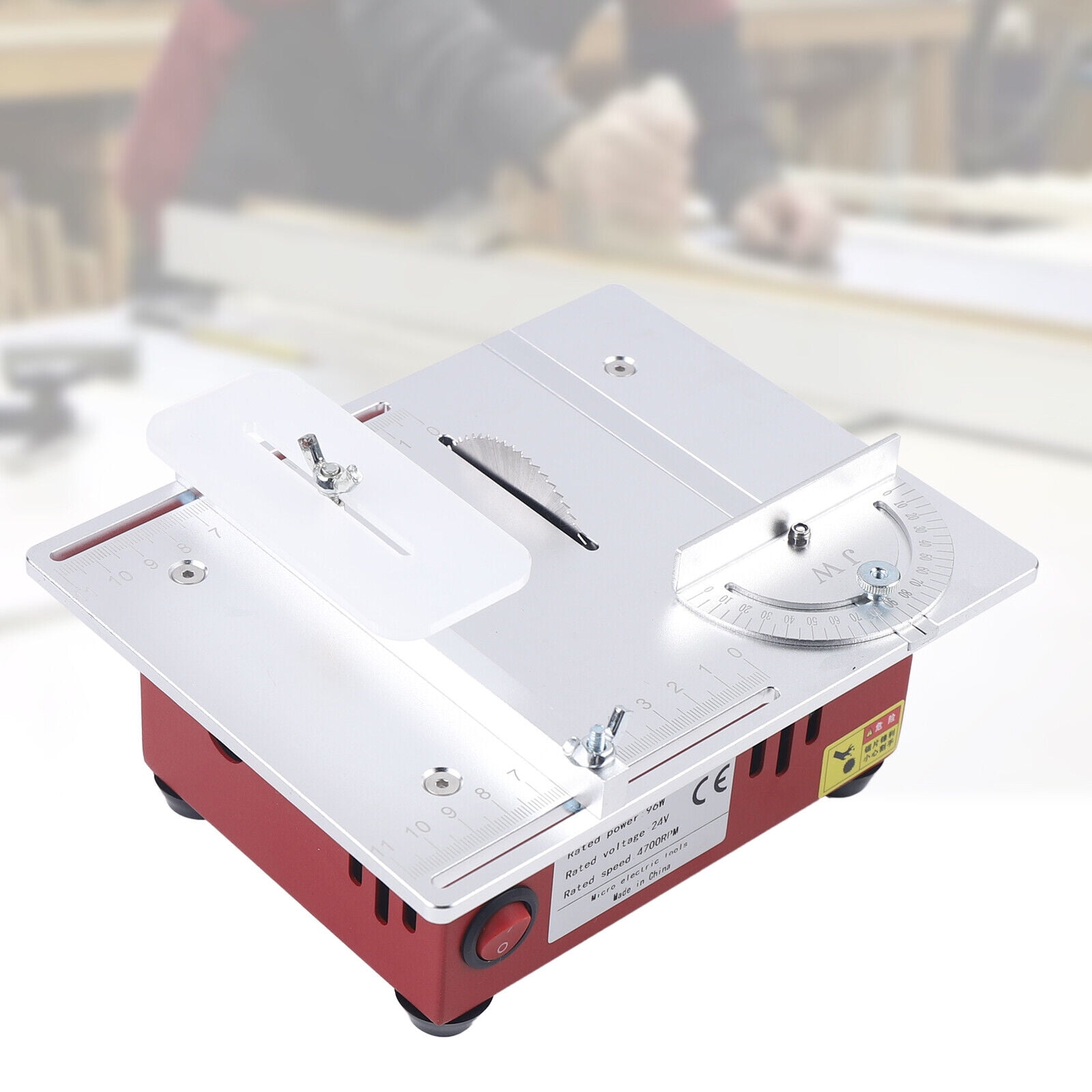 Miumaeov Mini Table Saw Portable Precision Table Saws 9200/min 96W Mini ...