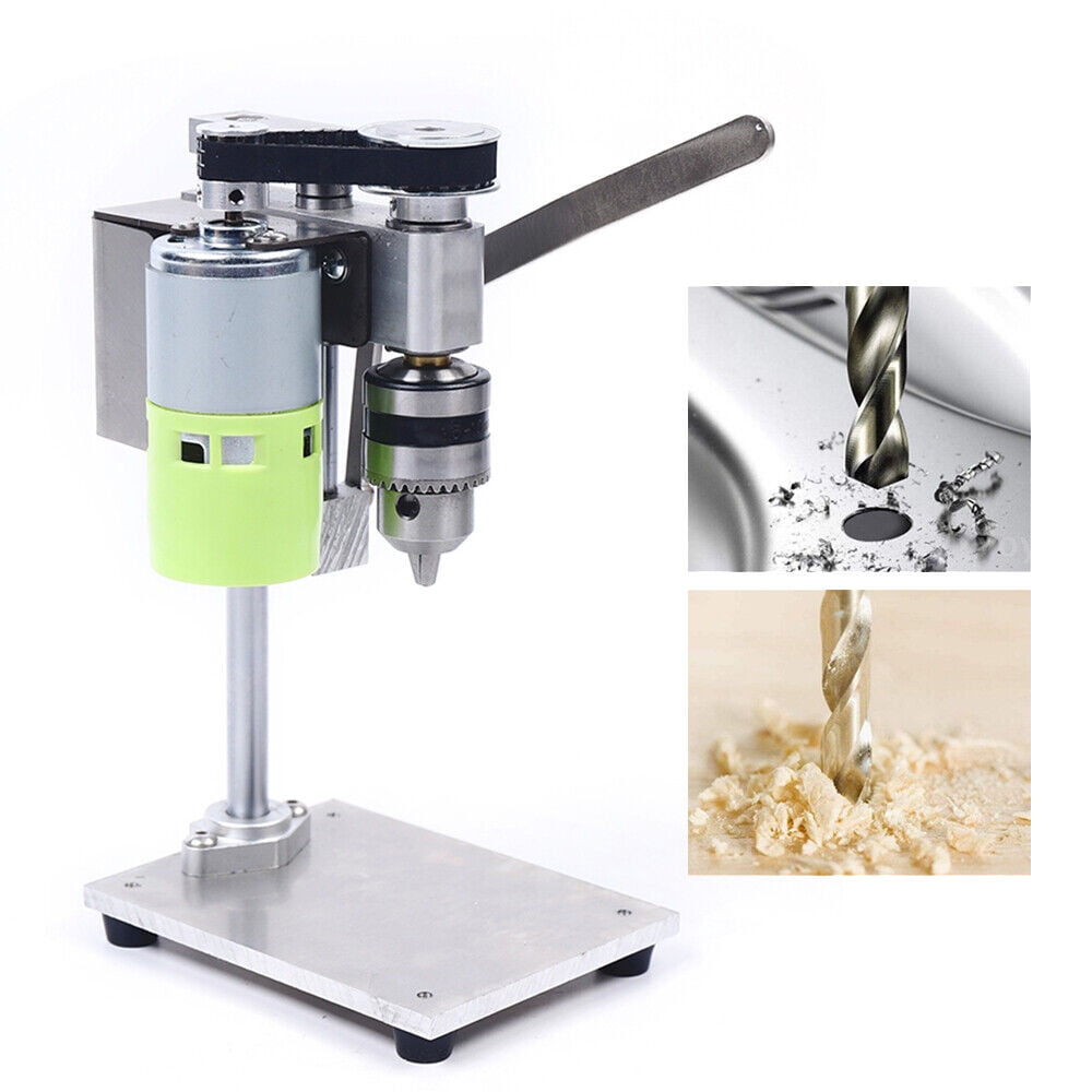 Miumaeov Mini Tabletop Drill Press Bench Small Electric Drilling ...