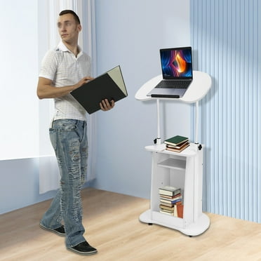 VEVOR Podium Lectern Presentation Lectern Height Adjustment Podium ...