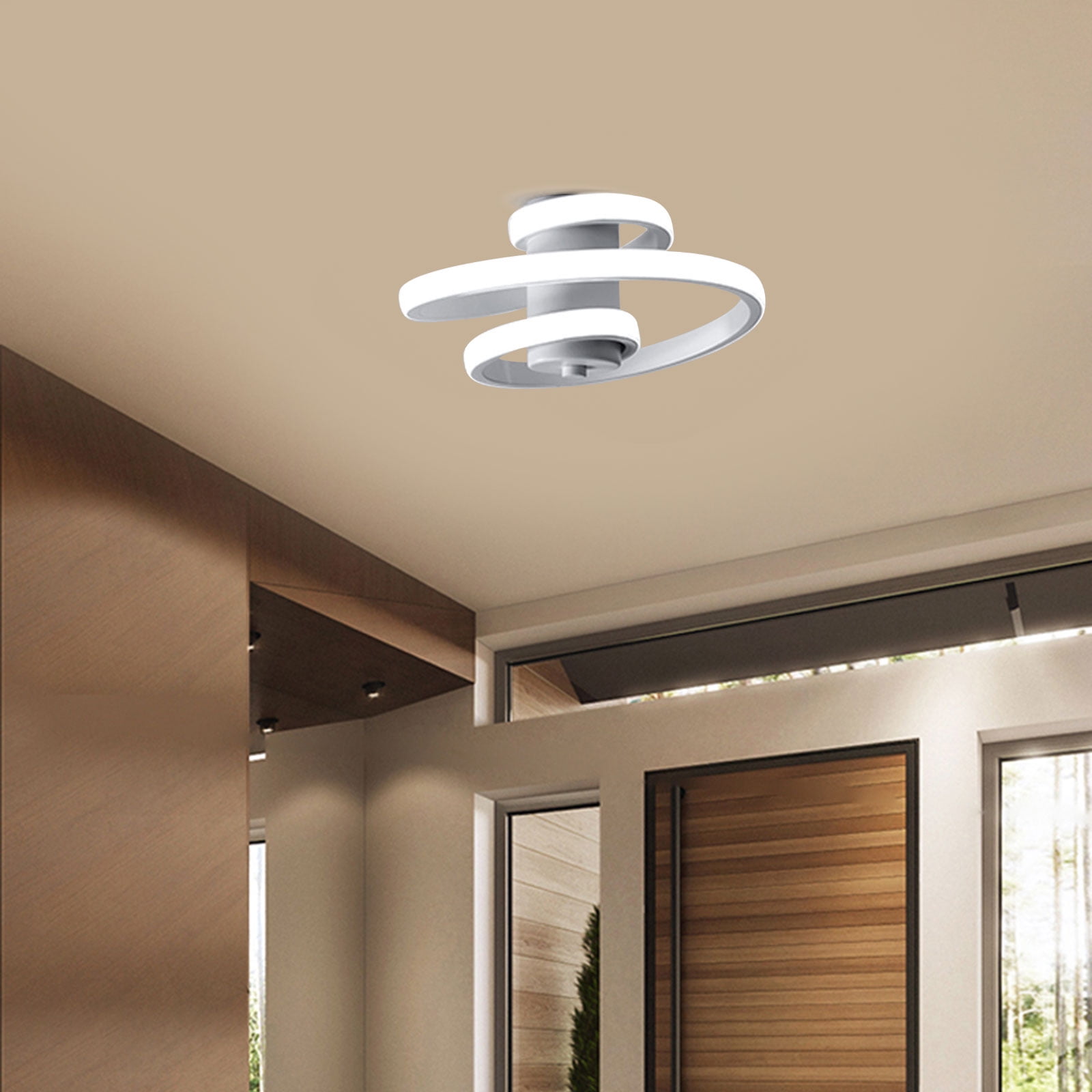 Miumaeov Modern Ceiling Light LED Ceiling Lamp Acrylic LED Flush Mount ...