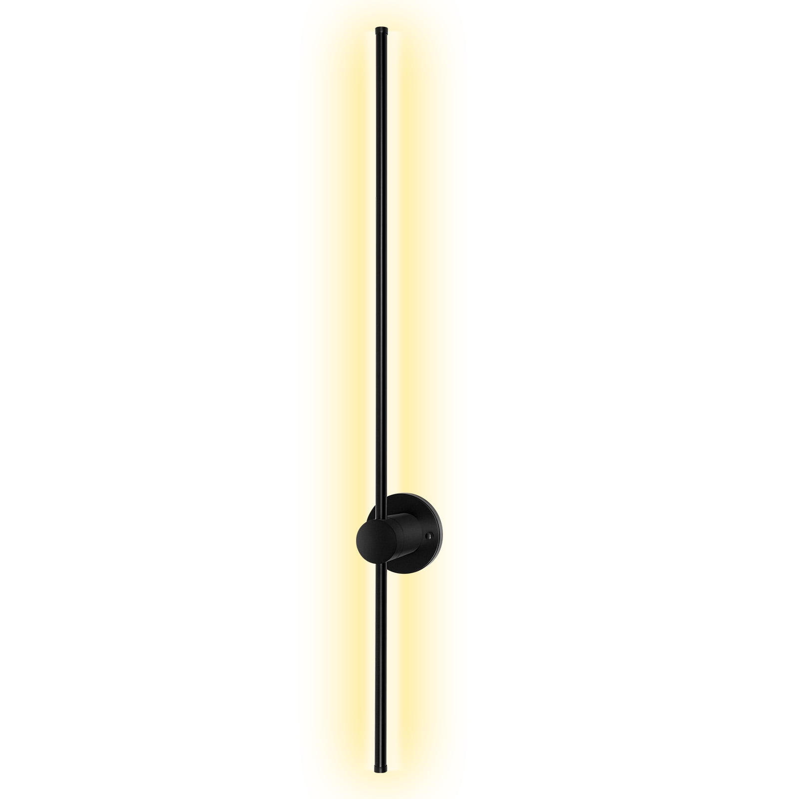 Miumaeov Modern Linear Pendant Lamp Acrylic LED Strip Light Living Room ...