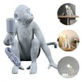 Miumaeov Monkey Table Lamp Desk Light Resin Monkey Lighting Fixture ...