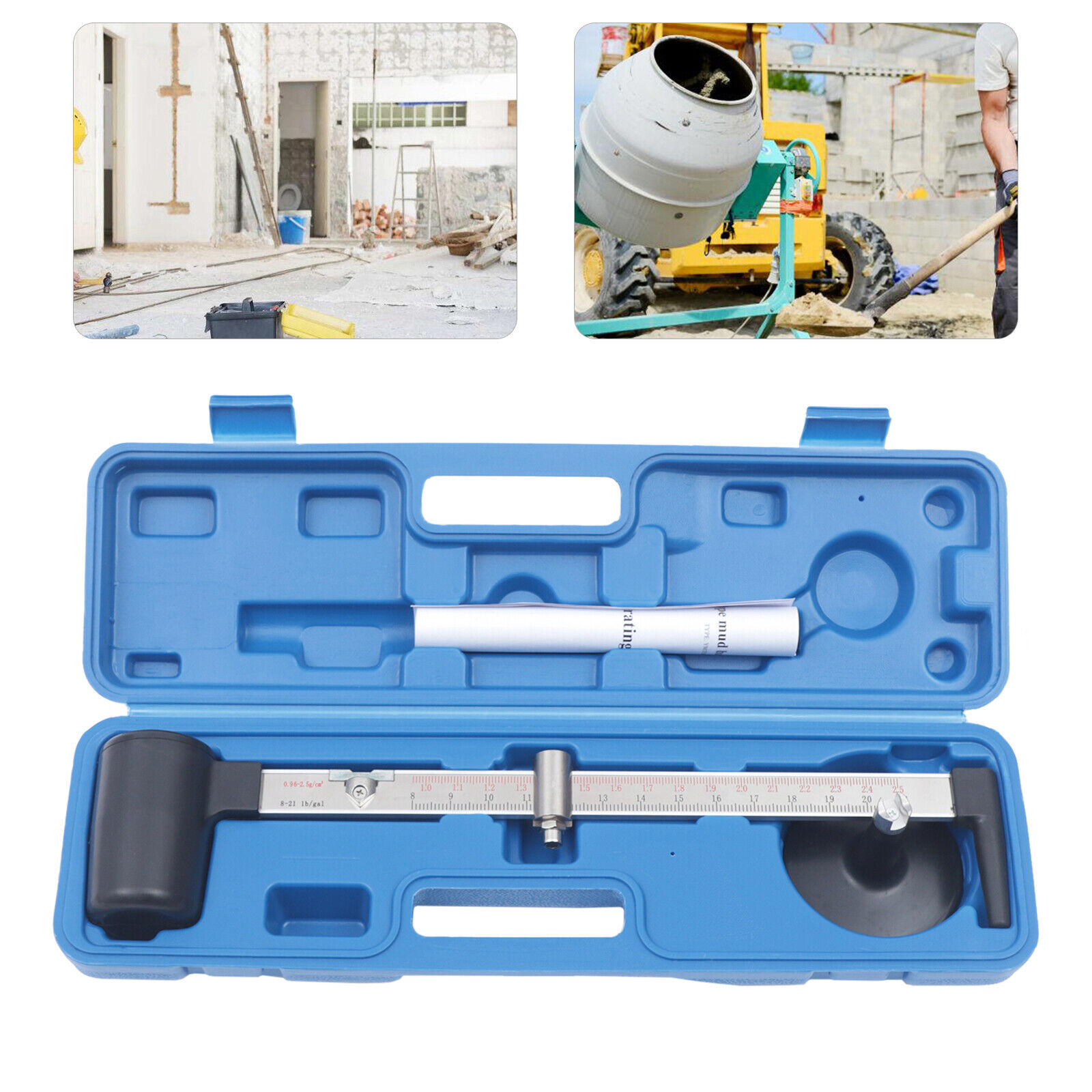 Miumaeov Mud Hydrometer Mud Scale Balance, Liquid Density Meter ...