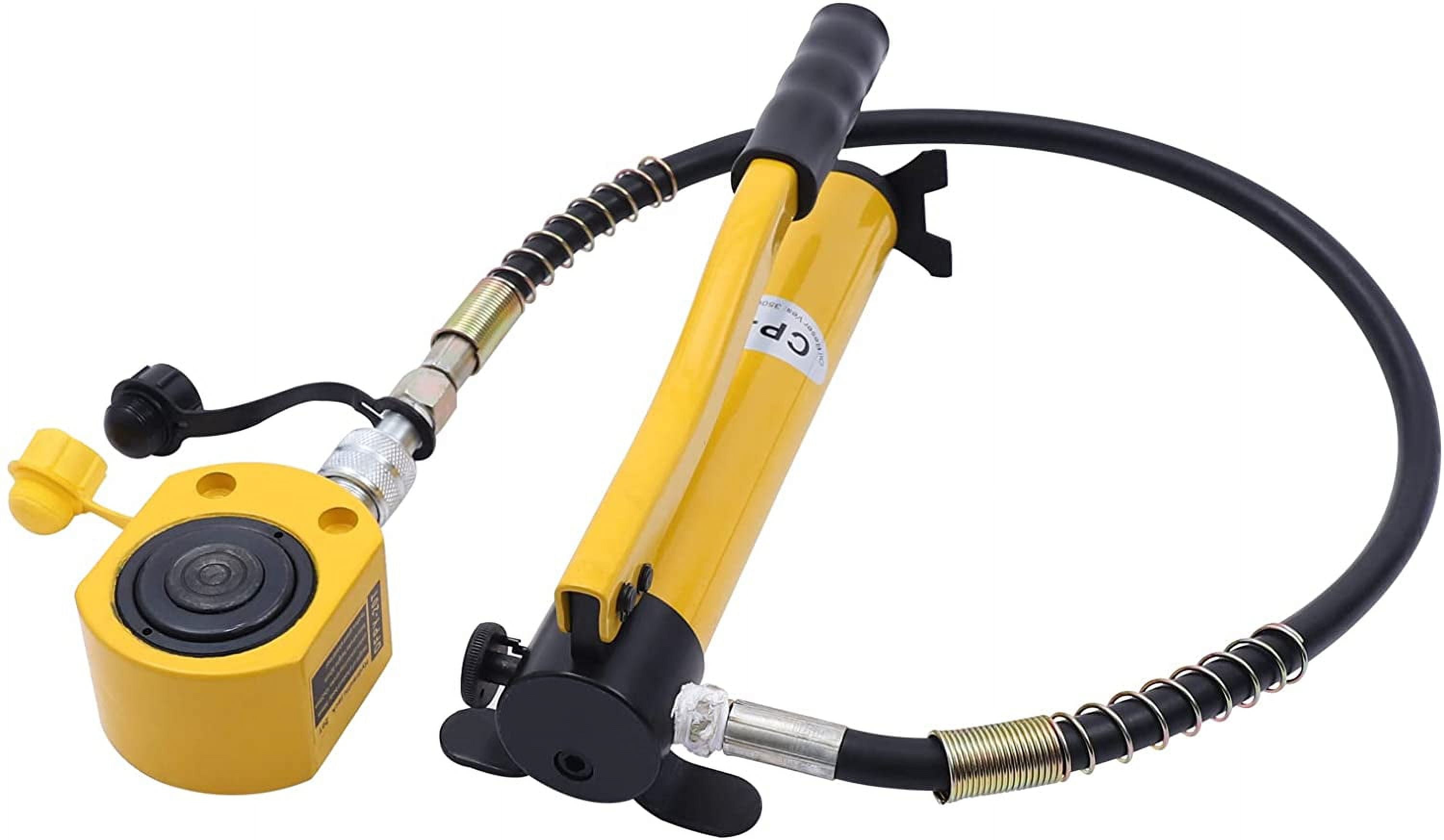 Miumaeov Multi-Section 20T Hydraulic Cylinder Jack, 1.26" Travel Mini ...