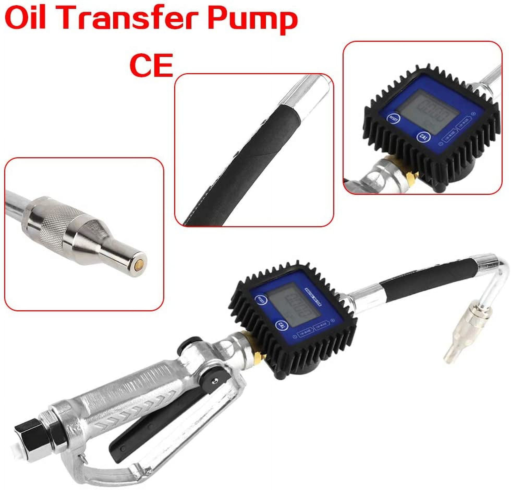 Miumaeov Electronic Oil Meter Gun, Fluid Transfer Pump with Control ...