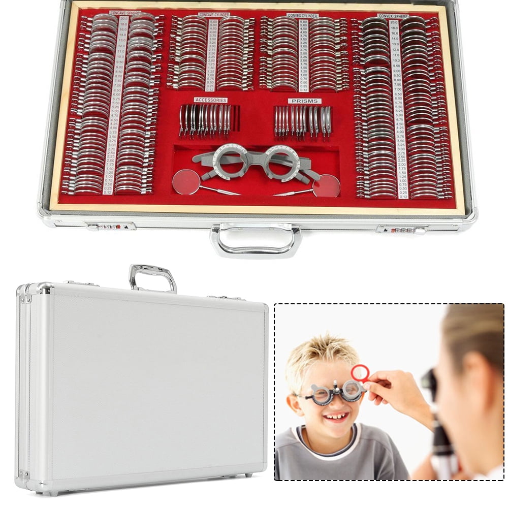 Miumaeov Optical Trial Lens Set 266 PCS Trial Lens Set Trial Frame ...