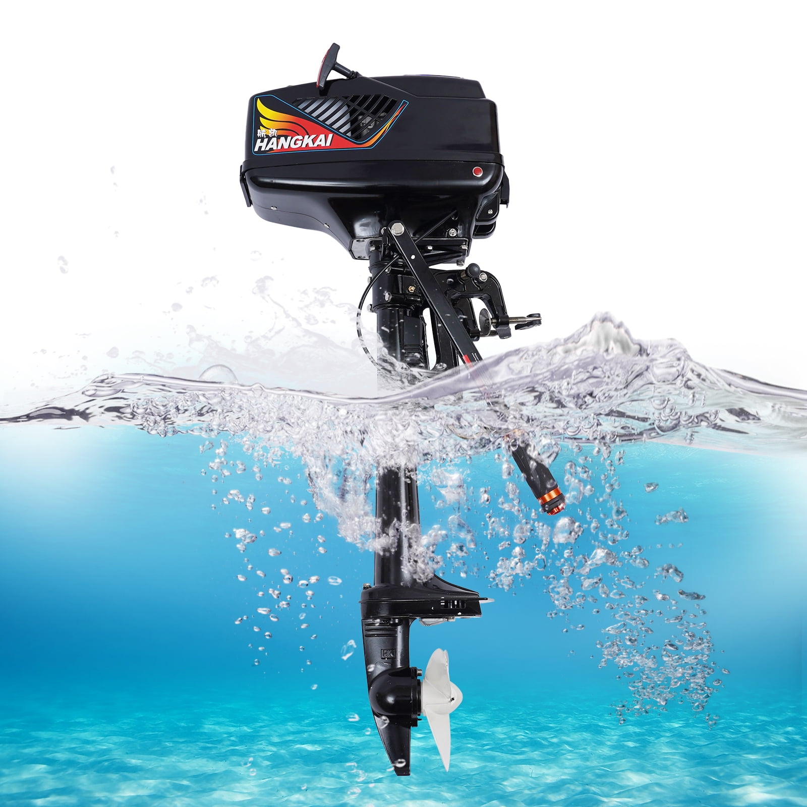 Miumaeov 3.6HP 2-Stroke Gas Outboard Motor for Small Inflatable ...