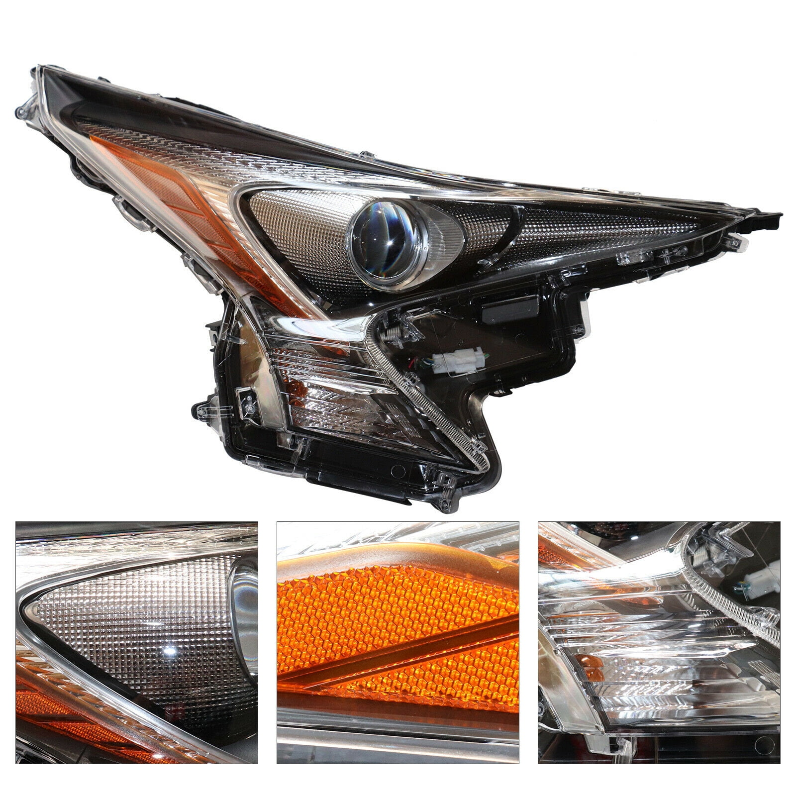 Miumaeov Passenger Side RH Headlight Headlamp LED Right Front Lamp ...