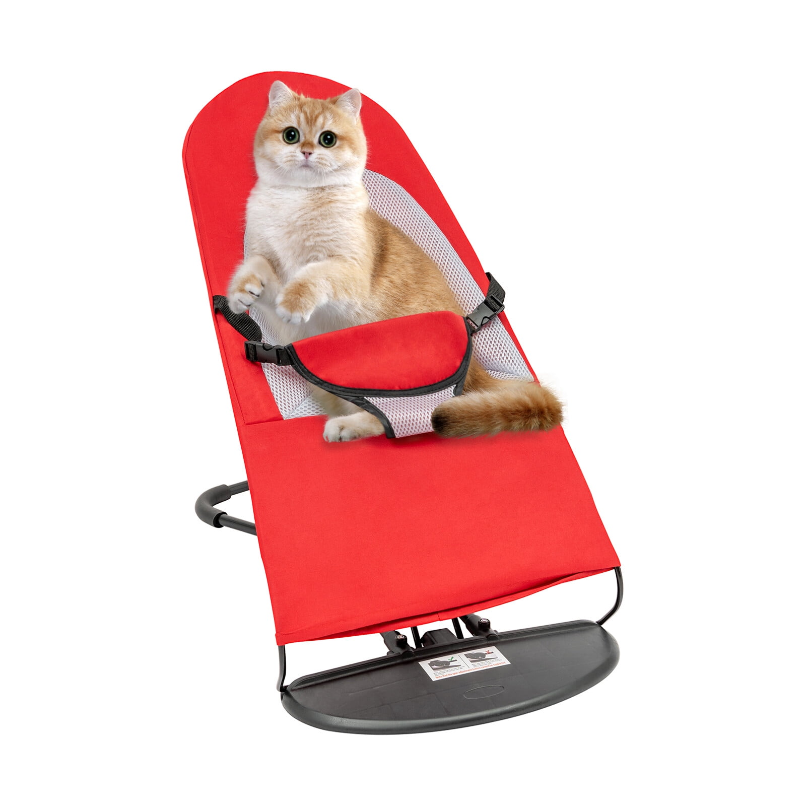 Miumaeov Portable Cat Rocking Chair Dog Snoring Chair Bed Rest ...