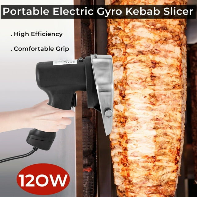 Miumaeov Professional Electric Shawarma Doner Kebab Slicers 0-10mm ...