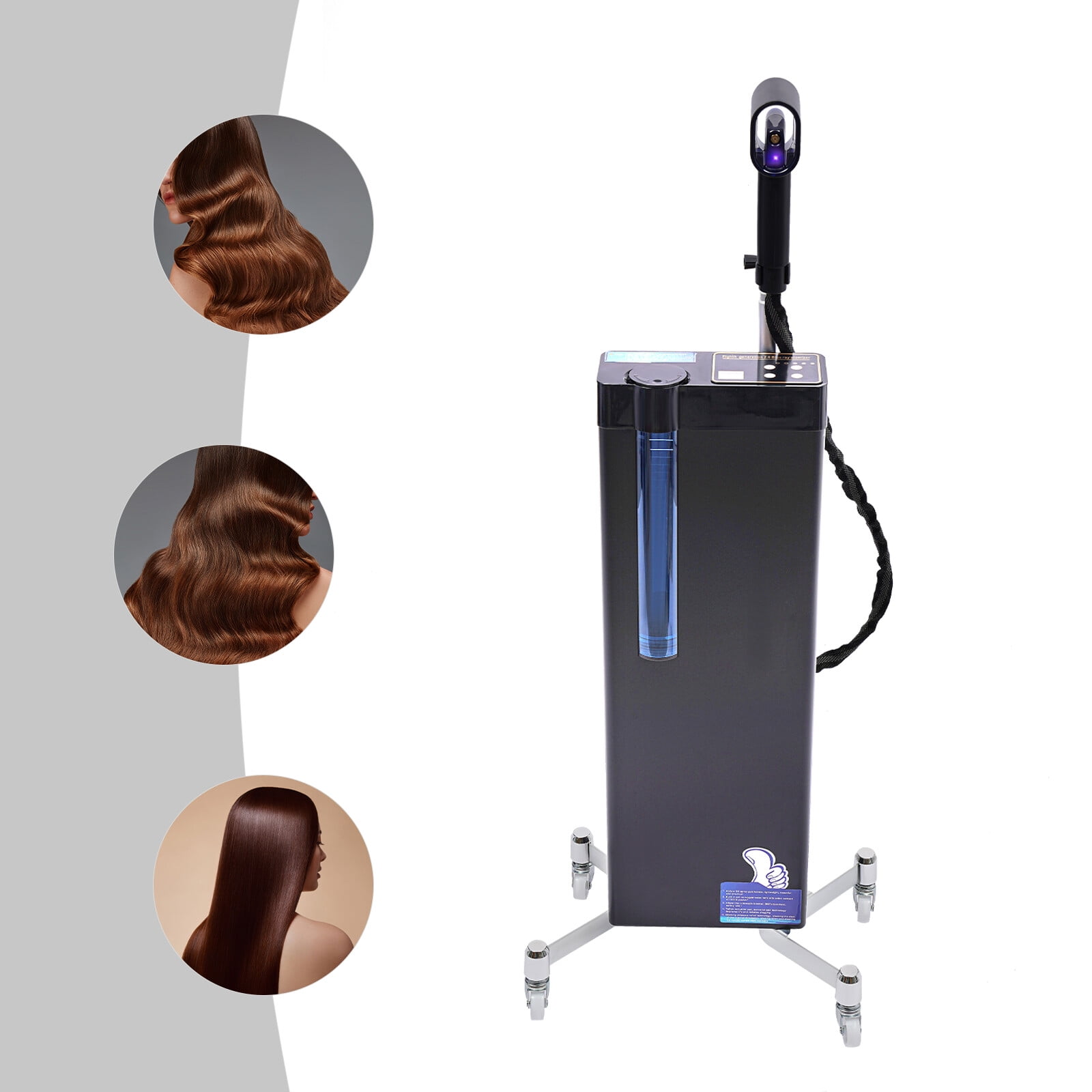 Miumaeov Professional Ozone Micro-mist Nano Hair Steamer SPA Treat Hair ...