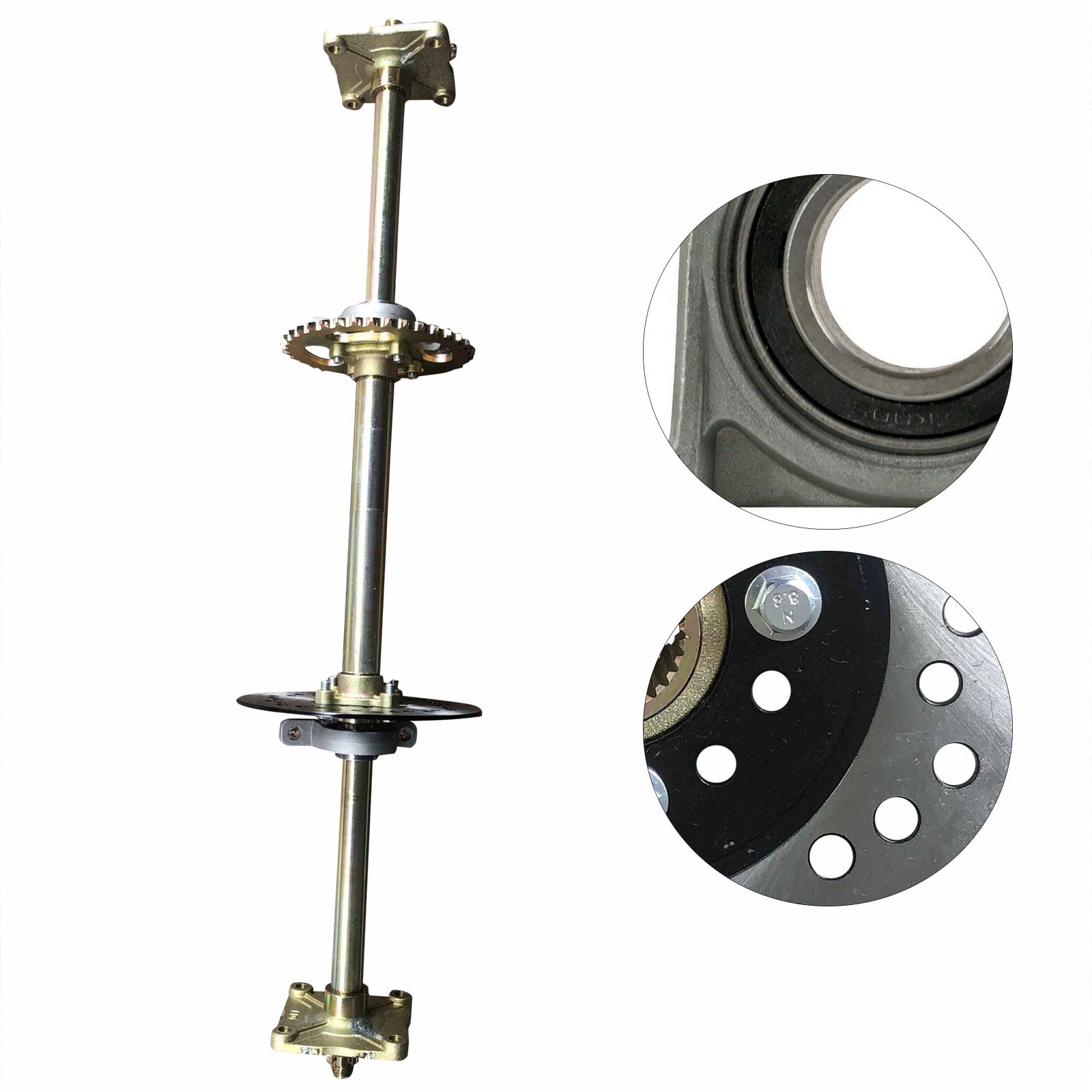 Miumaeov Rear Axle Shaft Kit with Brake 815mm/32'' ATV Quad Go Kart ...