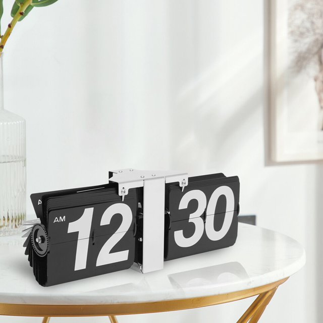 Miumaeov Retro Flip Clock Electrical Digital Flipping Out Clock Wall ...