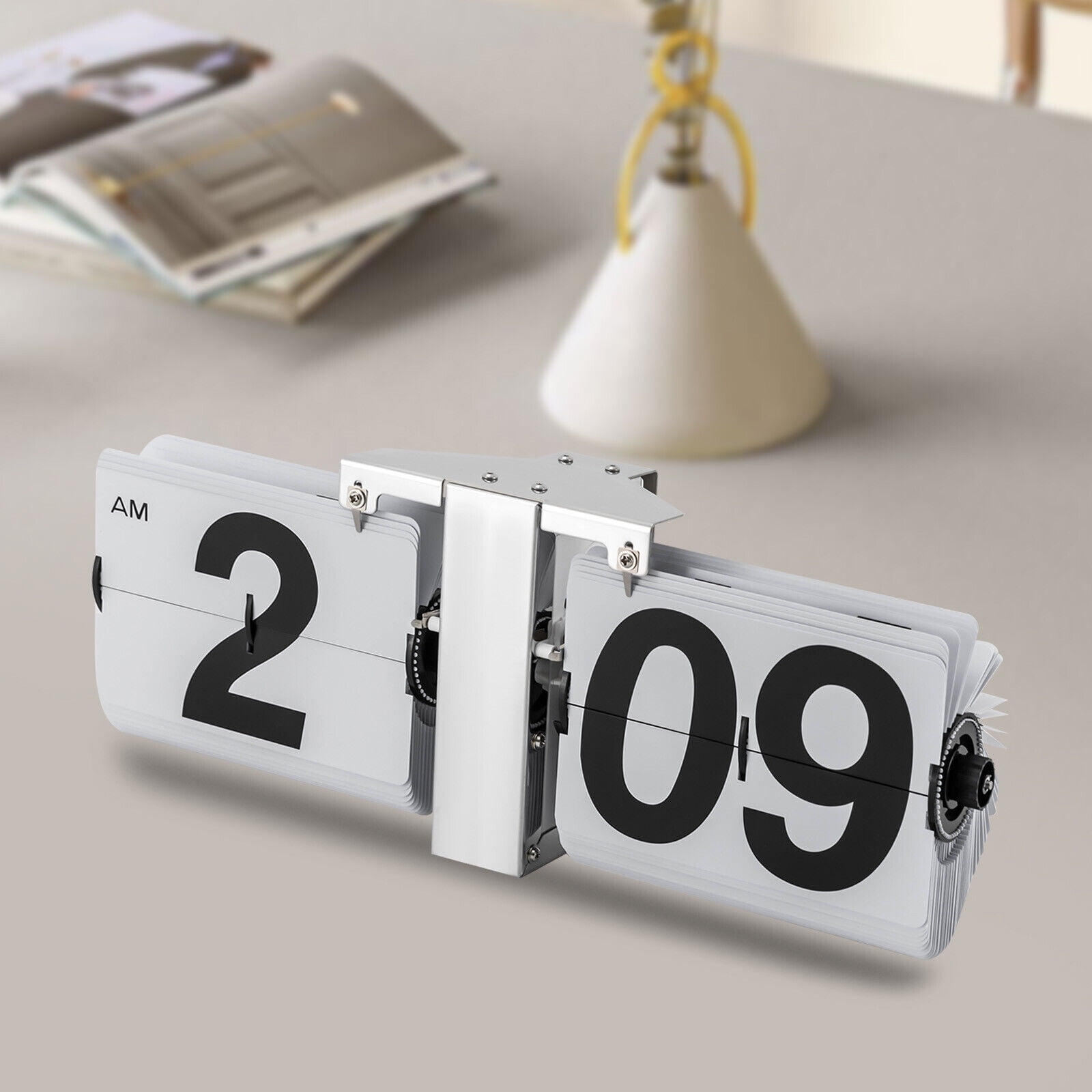 Miumaeov Retro Flip Desk Shelf Clock Flipping Out Classic Digital Clock ...