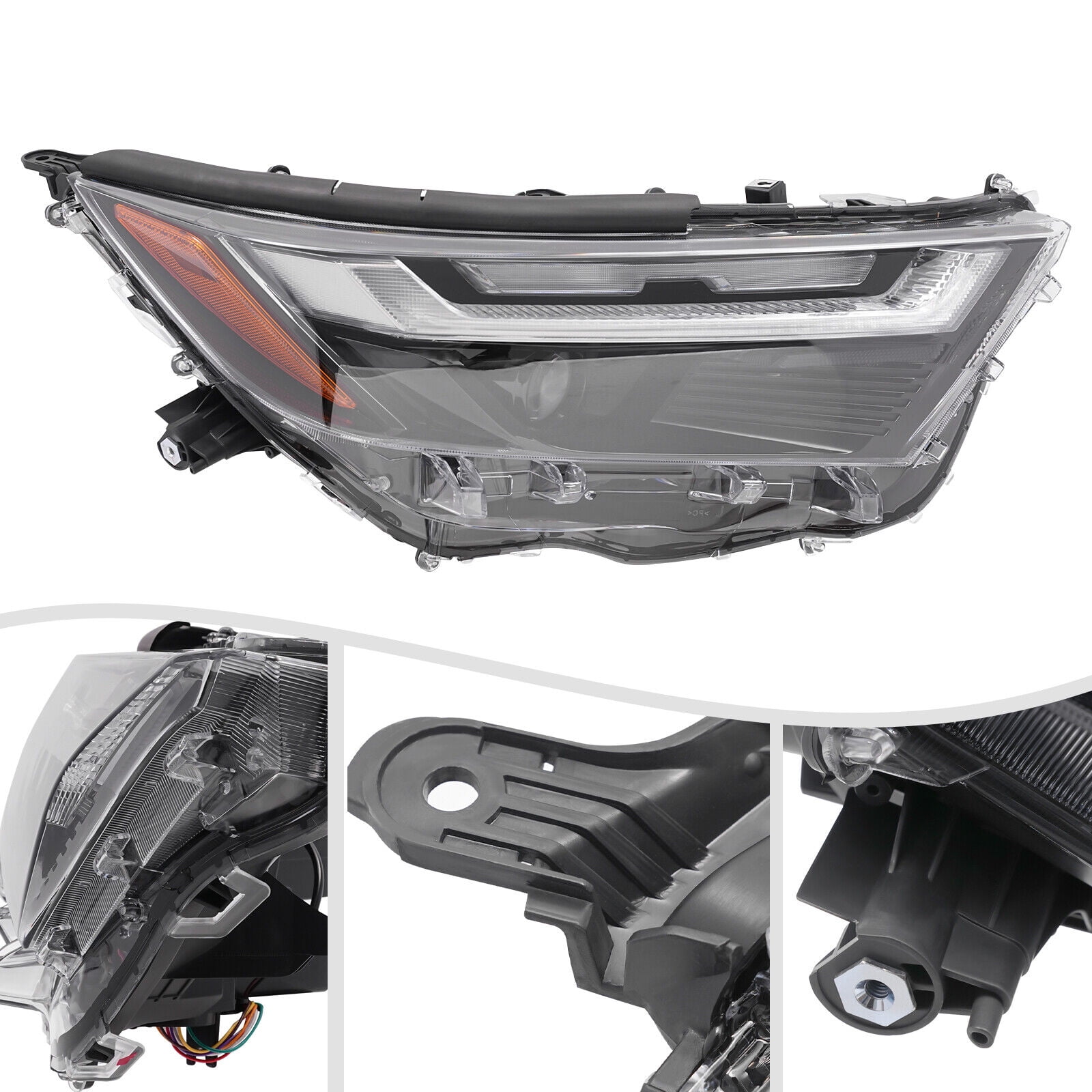 Miumaeov Right Headlight Passenger Side Full LED Headlamp Assembly For ...